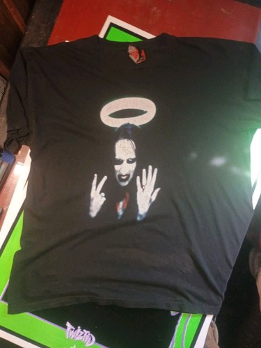 MARILYN MANSON Halo/Middle Fingers 1996 Winterland XL tshirt | eBay