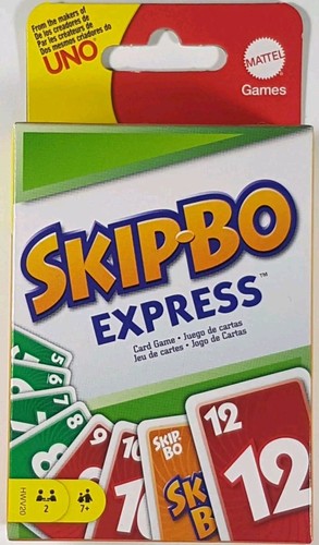 Skip-Bo Express Playing Cards From The Makers Of Uno Deck Free Shipping ...