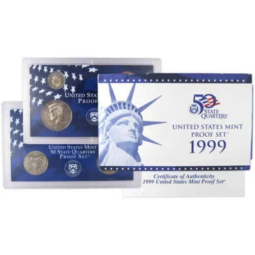 1999 Proof Set U.S. Mint Original Government Packaging OGP | eBay