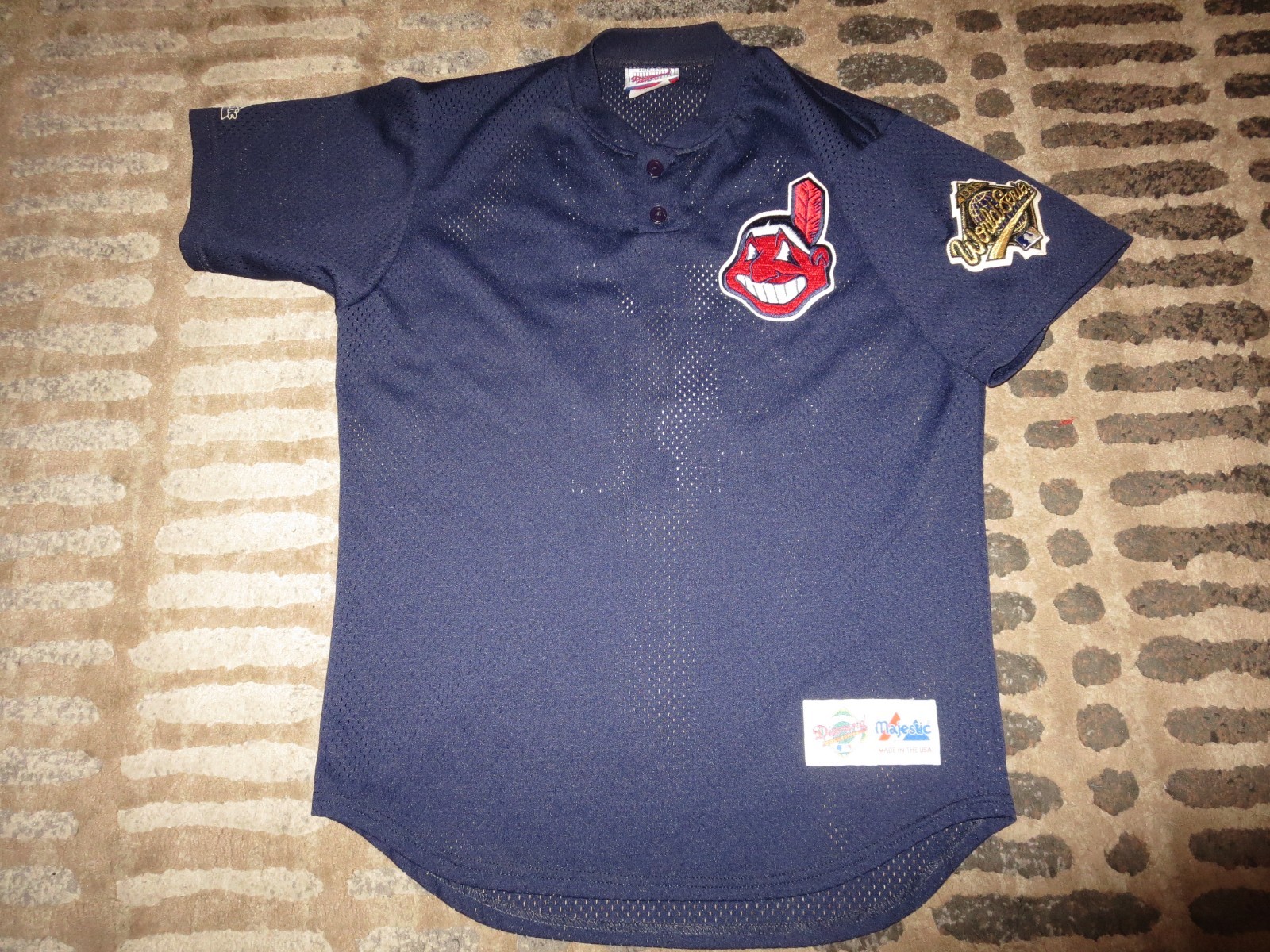 Charles Nagy 1995 Cleveland Indians MLB World Series Majestic Jersey ...