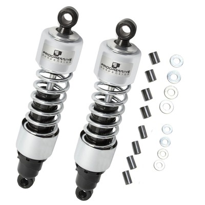 Progressive 412 Series Heavy Duty Chrome 12.5" Rear Shocks (412-4214C ...