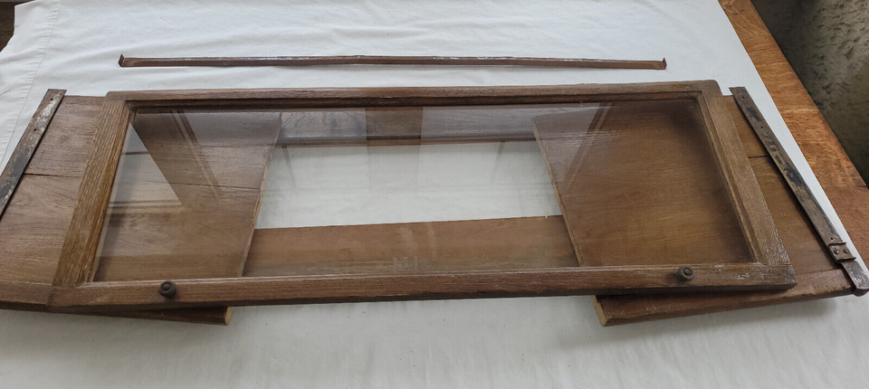 Antique Early Macey Barrister Bookcase Section Oak Door & Glass As Is ...