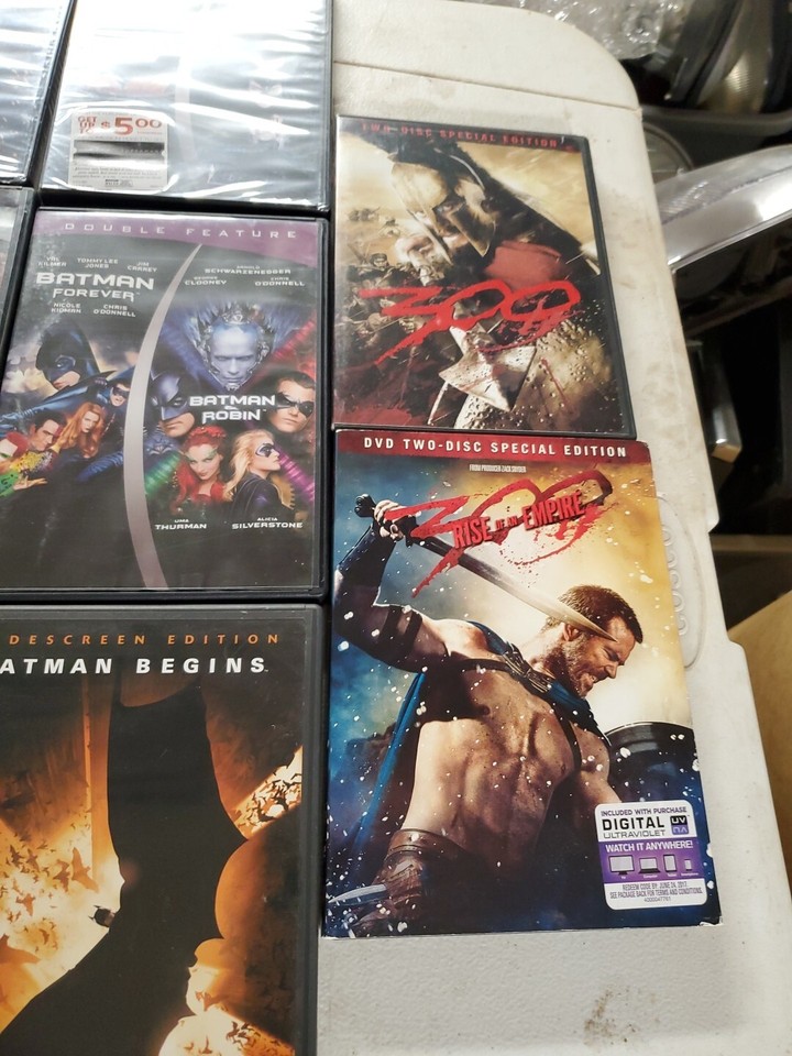 52 Super Hero Comic Book Dvds DC Marvel Batman Avengers Guardians Hulk ...