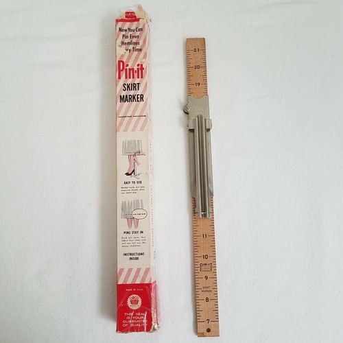 Pin It Skirt Marker Vintage Orco Pins Lace thru Fabric 4x Dress Hem ...