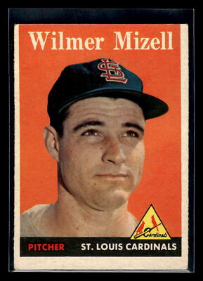 1958 Topps #385 Wilmer Mizell VG-EX+ St. Louis Cardinals | eBay