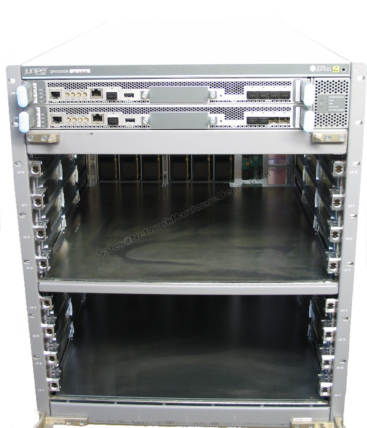 Juniper Networks QFX10008-REDUND-DC & QFX10000-RE, SF, DC PWR *1 Year ...