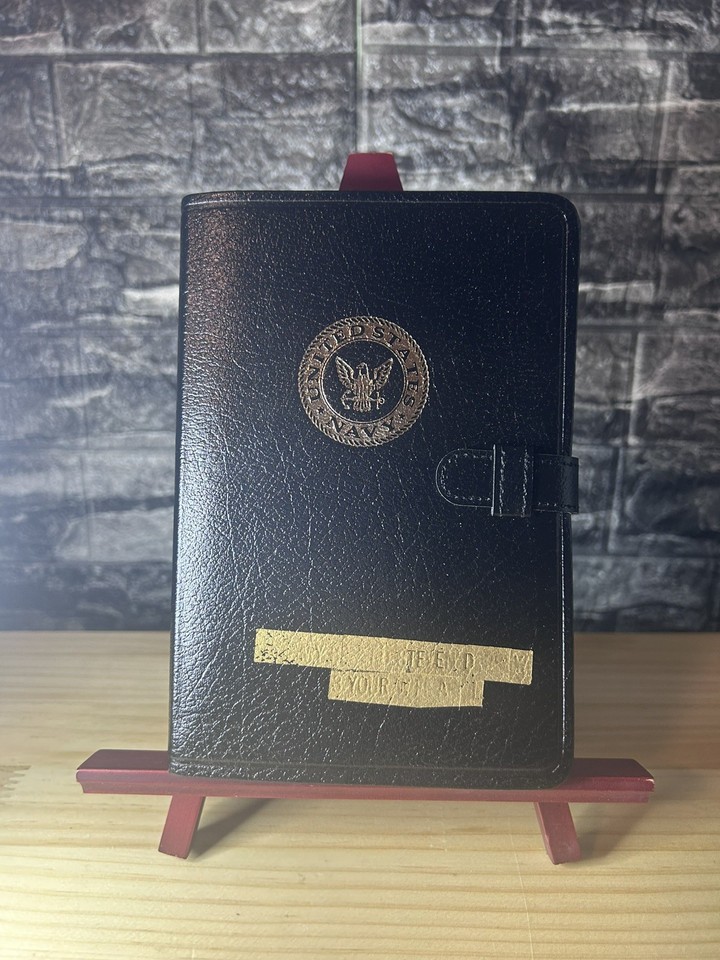 The Sailor's New Testament Bible Black Bonded Leather for U.S. Navy by ...