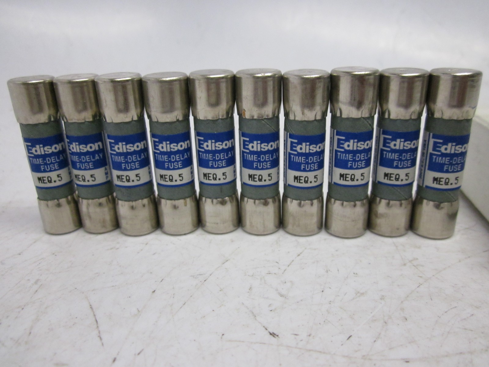 Lot of 10 EDISON MEQ.5 Fuse MEQ5 MEQ-5 MEQ 5/10 MEQ .5 MEQ-.5 New | eBay