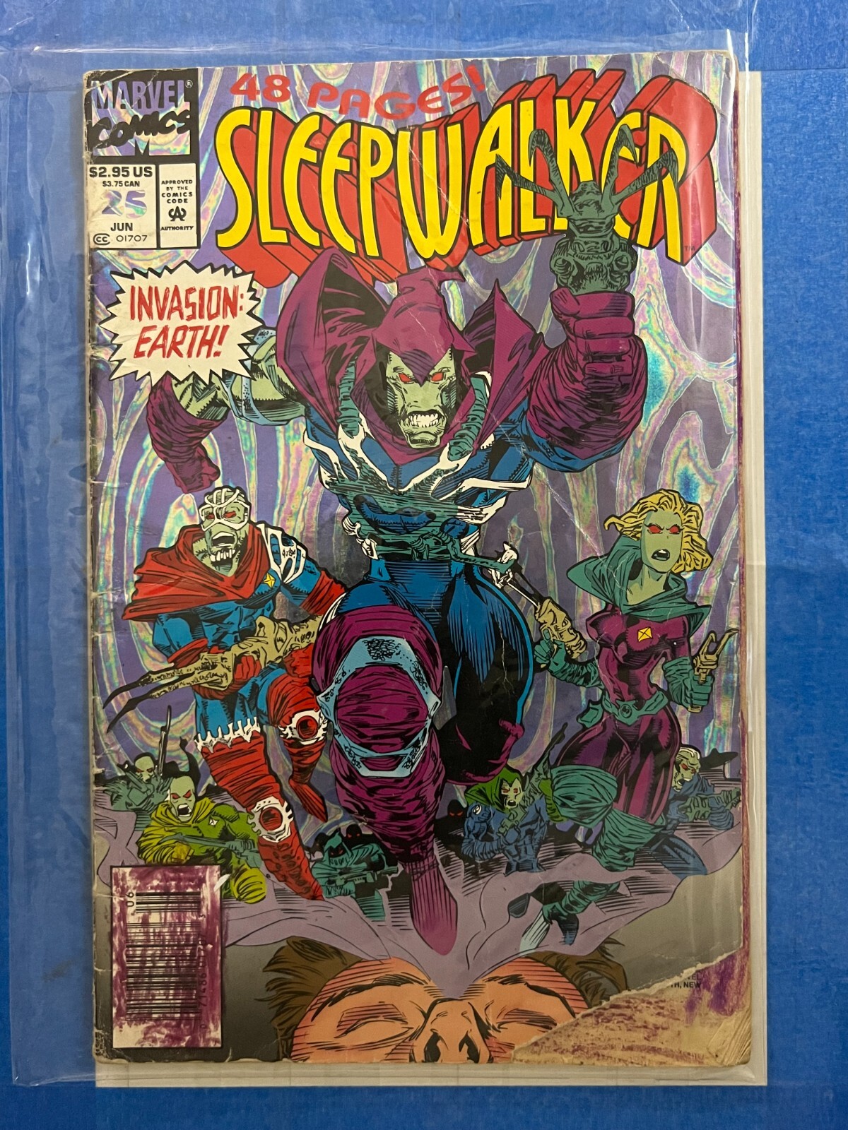 Sleepwalker #25 newsstand Marvel Comics 1993 | Combined Shipping B&B | eBay