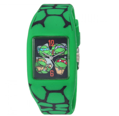 TMNT Teenage Mutant Ninja Turtles Shell Pattern Kids Sewer Wrist Watch ...