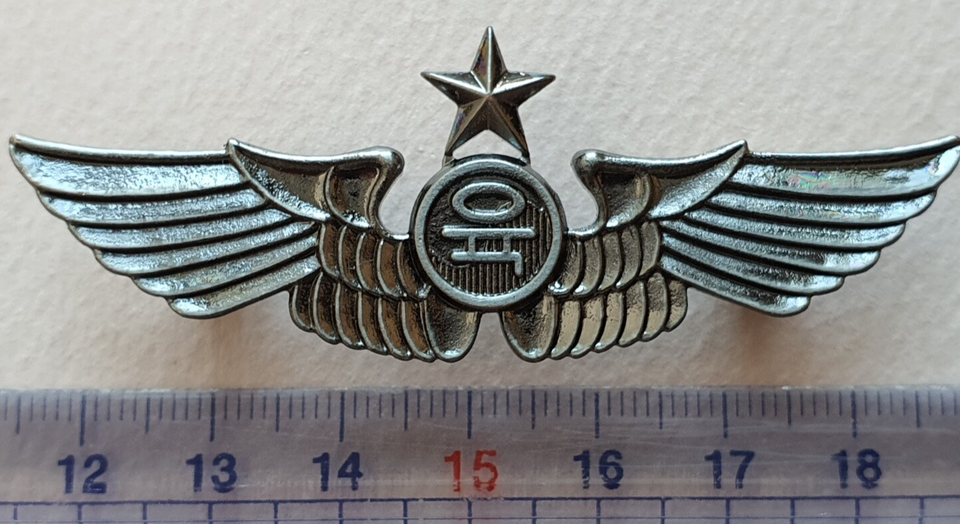 ROK Army the Aviation MASTER PILOT WING Badge / CURRENT ORIGINAL RARE ...
