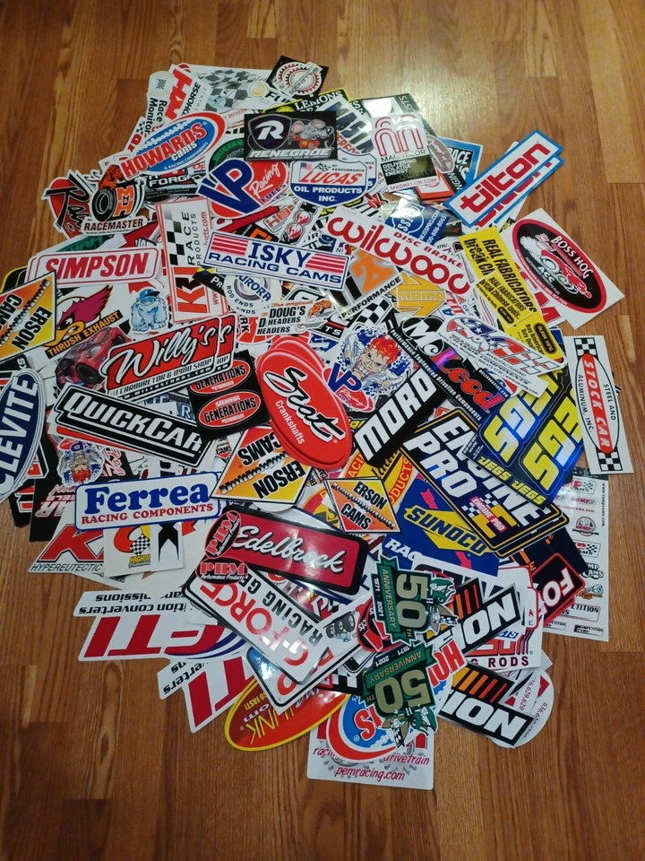 NHRA Tool Box Garage Racing Stickers Assortment Lot 50+ | Multicolor ...