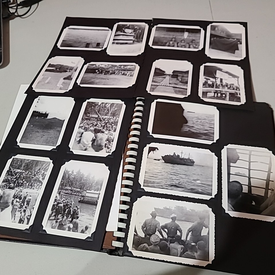 World War II WW2 Pacific Photo Album US Navy USS General W.G. Haan (AP ...