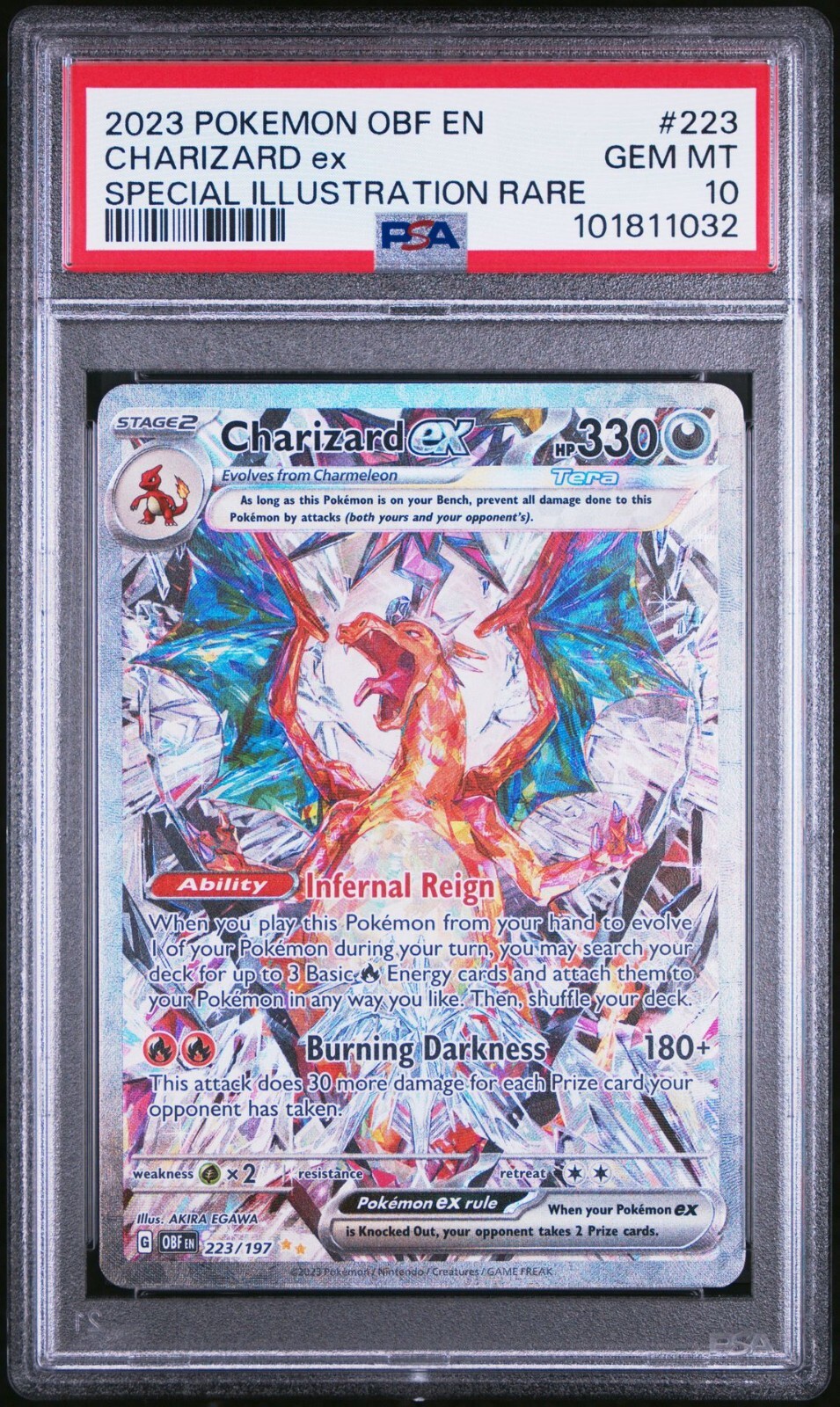Charizard EX 2023 Scarlet & Violet: Obsidian Flames #223/197 Special ...