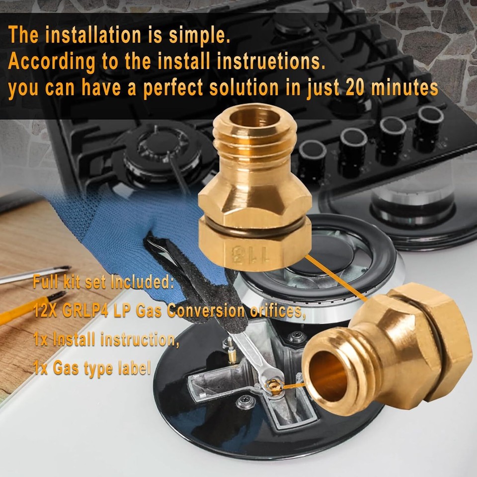 GRLP4 LP Gas Conversion Kit | Propane Orifice | Gas To Propane ...
