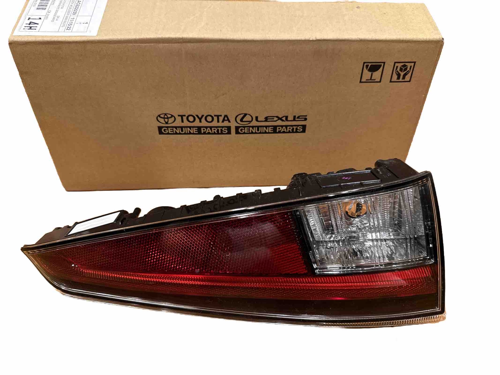 2016 2019 TOYOTA PRIUS REAR LEFT LOWER TAIL LIGHT LAMP 81591-47021 OEM ...