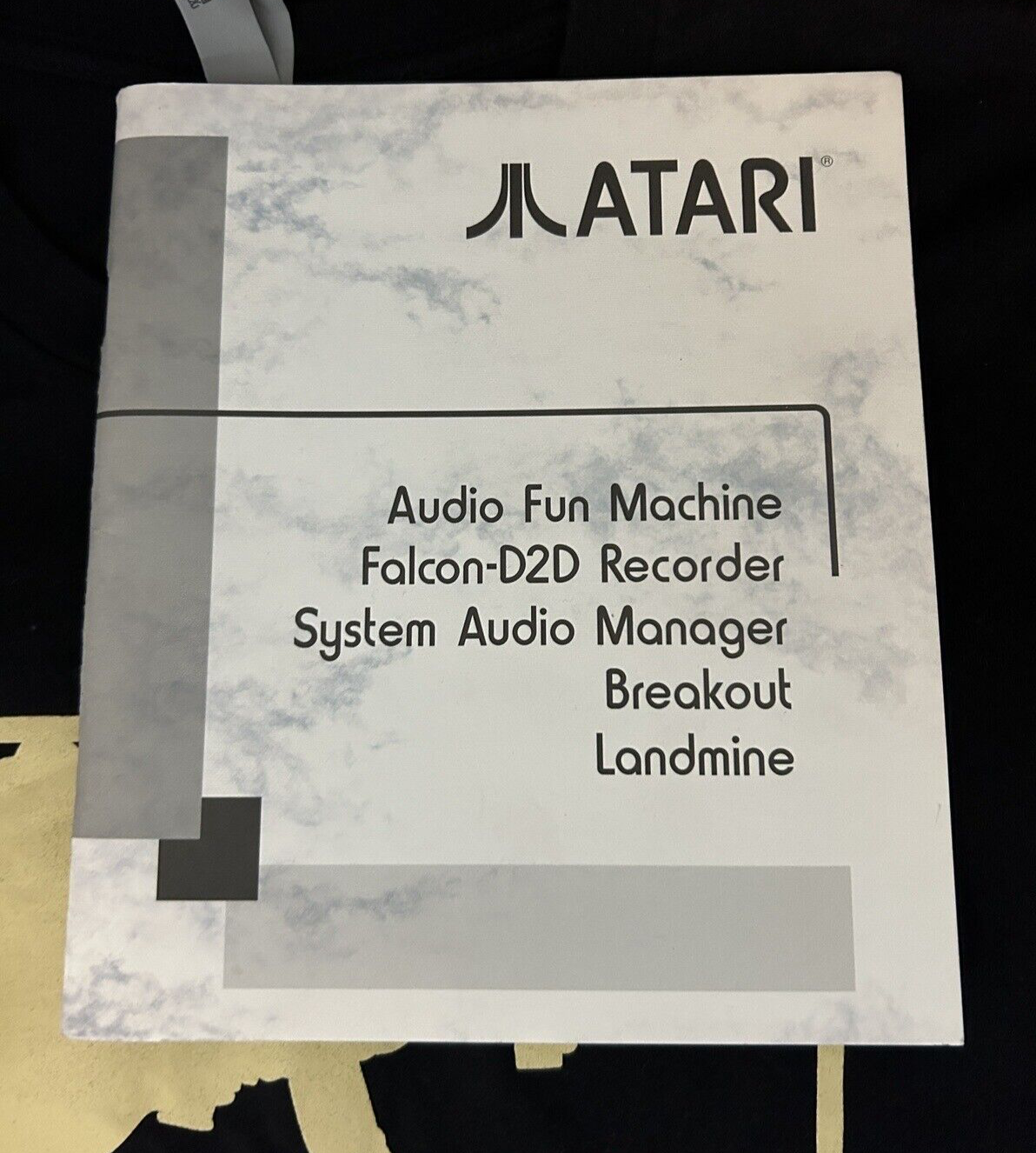 Atari Falcon D2D Recorder Booklet ONLY - Extra Programs AFM/D2D/SAM/Breakout/LM | eBay