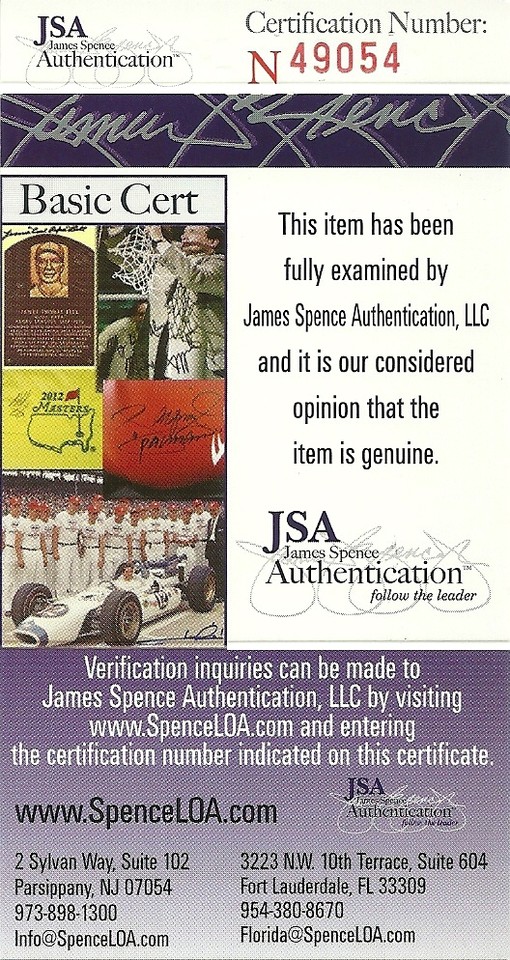 Ray Floyd Hand Signed 8x10 Photo JSA #N49054 Raymond Autograph Golf ...