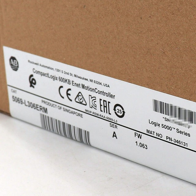 Allen Bradley CompactLogix, 5380, 600KB, 8 -I/O, 2 Axis, 16 Nodes ...