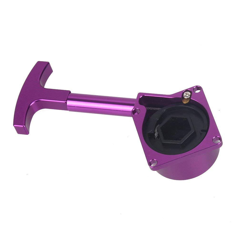 BQLZR Purple R020 18 RC NITRO Engine Alloy Pull Starter Recoil Start ...