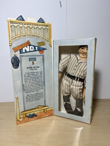 NIB Hallmark Famous Americans Series Babe Ruth Soft Body Cloth Doll ...