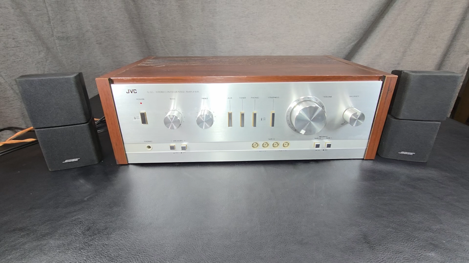 JVC A-S5 Stereo Integrated Amplifier w/ Wood Case Parts Repair VIDEO ...