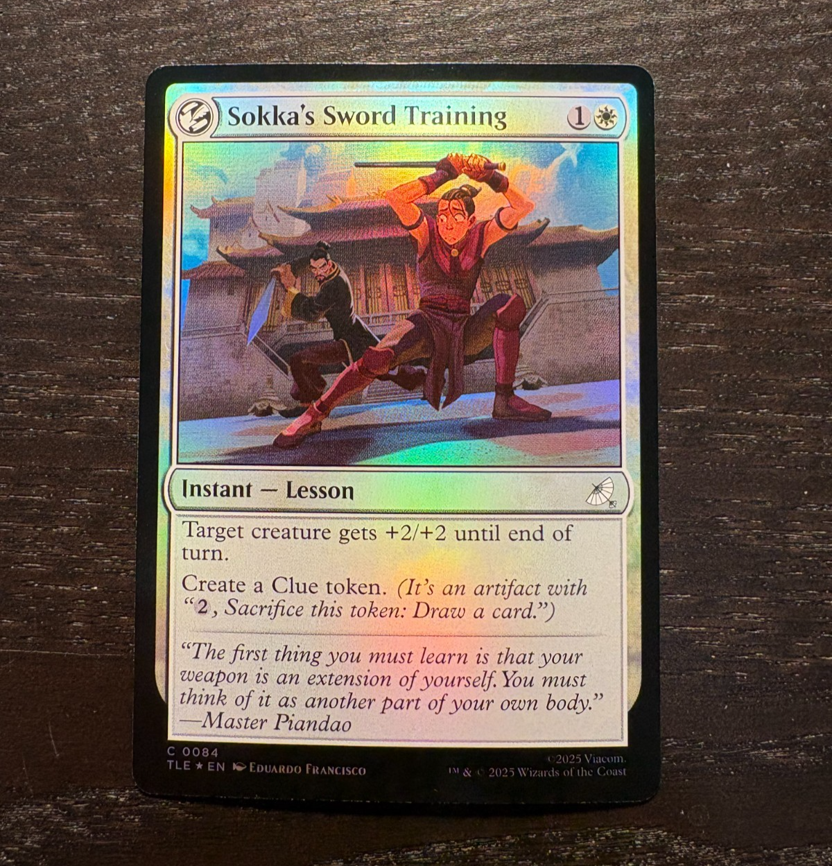 Sokka's Sword Training (Foil) MTG Avatar: The Last Airbender! | eBay