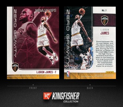 LeBron James 2017-18 Panini NBA Hoops Zero Gravity #7 Cleveland ...