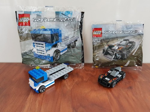 X 10 Lego Racers Poly Bag 30033 7802 Brand New Job Lot birthday gifts ...
