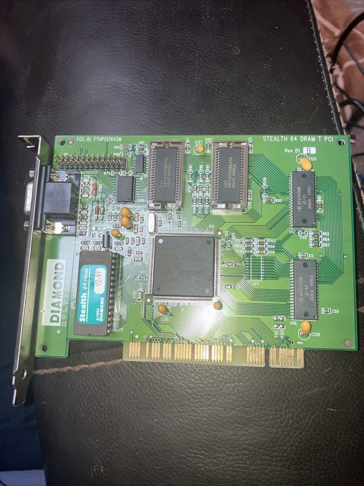 VINTAGE 1994 Diamond Stealth 64 DRAM PCI VGA Video Graphics Card ...