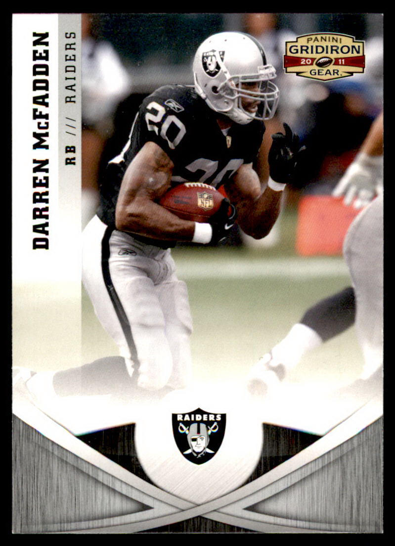 2011 Panini Gridiron Gear #63 Darren McFadden Oakland Raiders | eBay