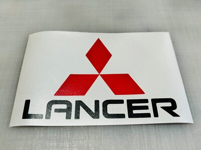 Mitsubishi Lancer Vtg Style Vinyl Decal Many Sizes & Colors | eBay