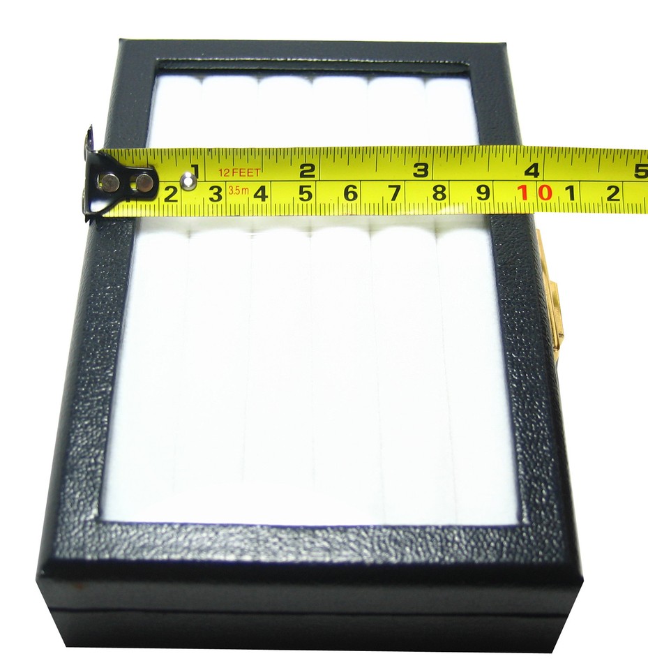 QUALITY PREMIUM GRADE TOP GLASS JEWELRY GEM DISPLAY BOX SHOW CASE 10x15 ...