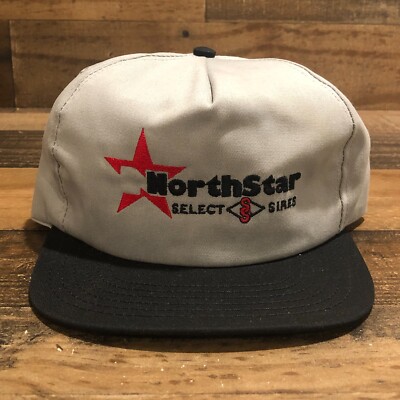 VTG NorthStar Select Sires Hat Snapback Baseball Cap Mens Gray USA Made ...