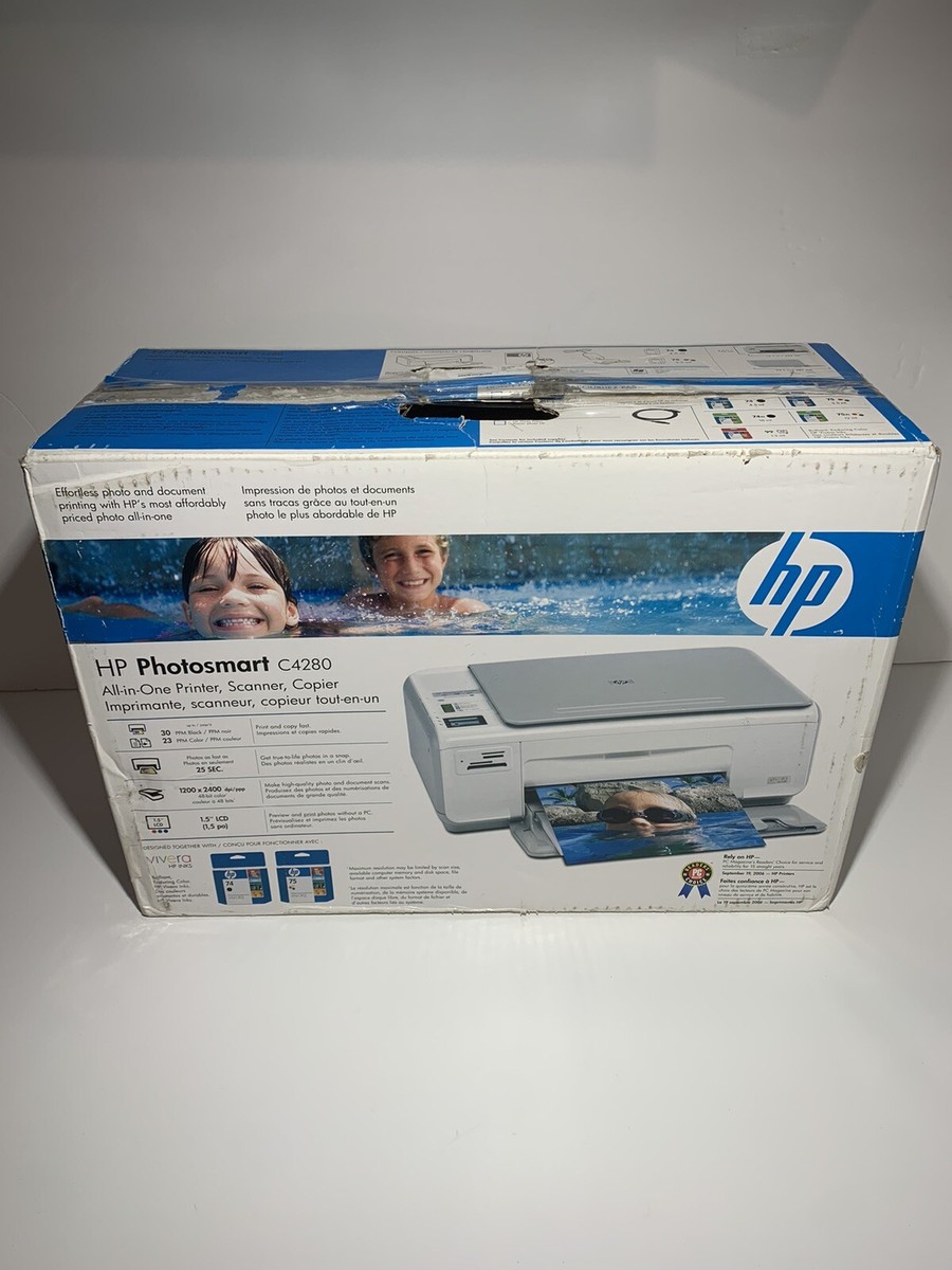 Adding Hp C4280 Printer Through Pc HP Photosmart C4580 All In One
