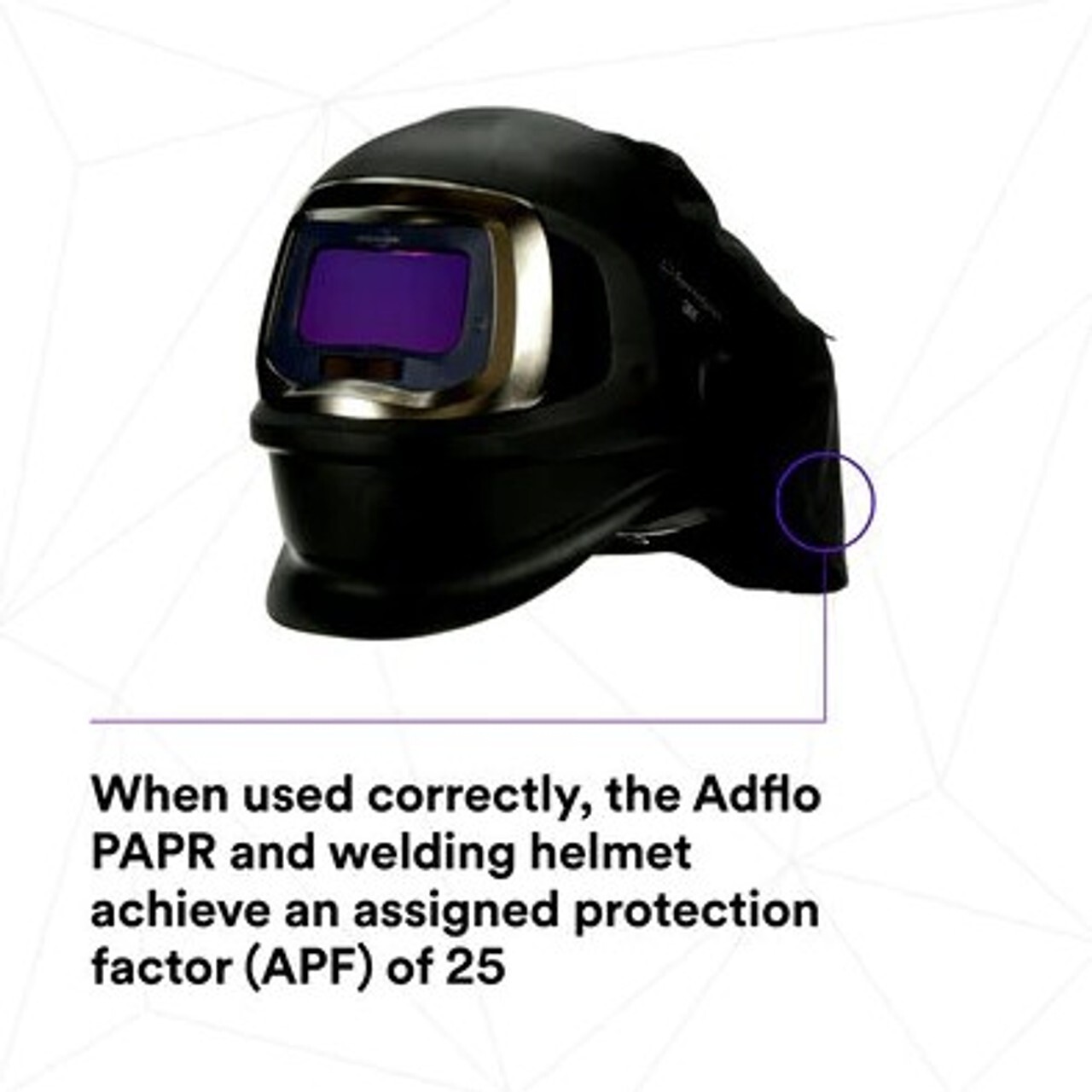 3M 36-1101-30iSW Adflo Powered Air Purifying Respirator W/ 9100 Welding ...
