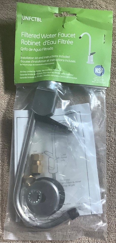 UNFCTBL GE WATER FILTRATION FAUCET IN CHROME FOR FILTRATION SYSTEMS NEW ...