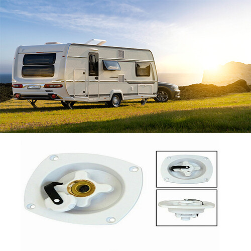 New Caravan RV White Mains Water Inlet With Pressure Regulator Filler ...