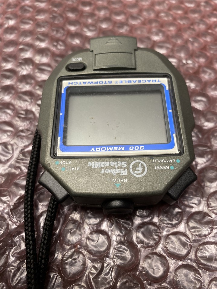 Fisherbrand™ Traceable™ 300-Memory Stopwatch, LCD, 1052 / 14-648-4 (no ...