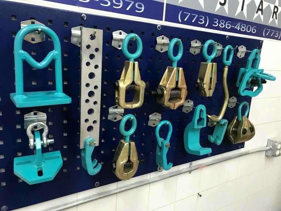 SET#10 HEAVY DUTY AUTO BODY FRAME MACHINE PULLING TOOLS AND CLAMPS SET ...