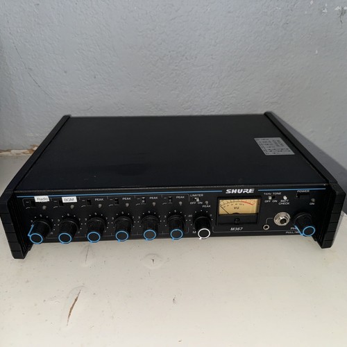 Shure Portable 6 Channel AC/DC Mic Mixer M-367 M367 Working | eBay