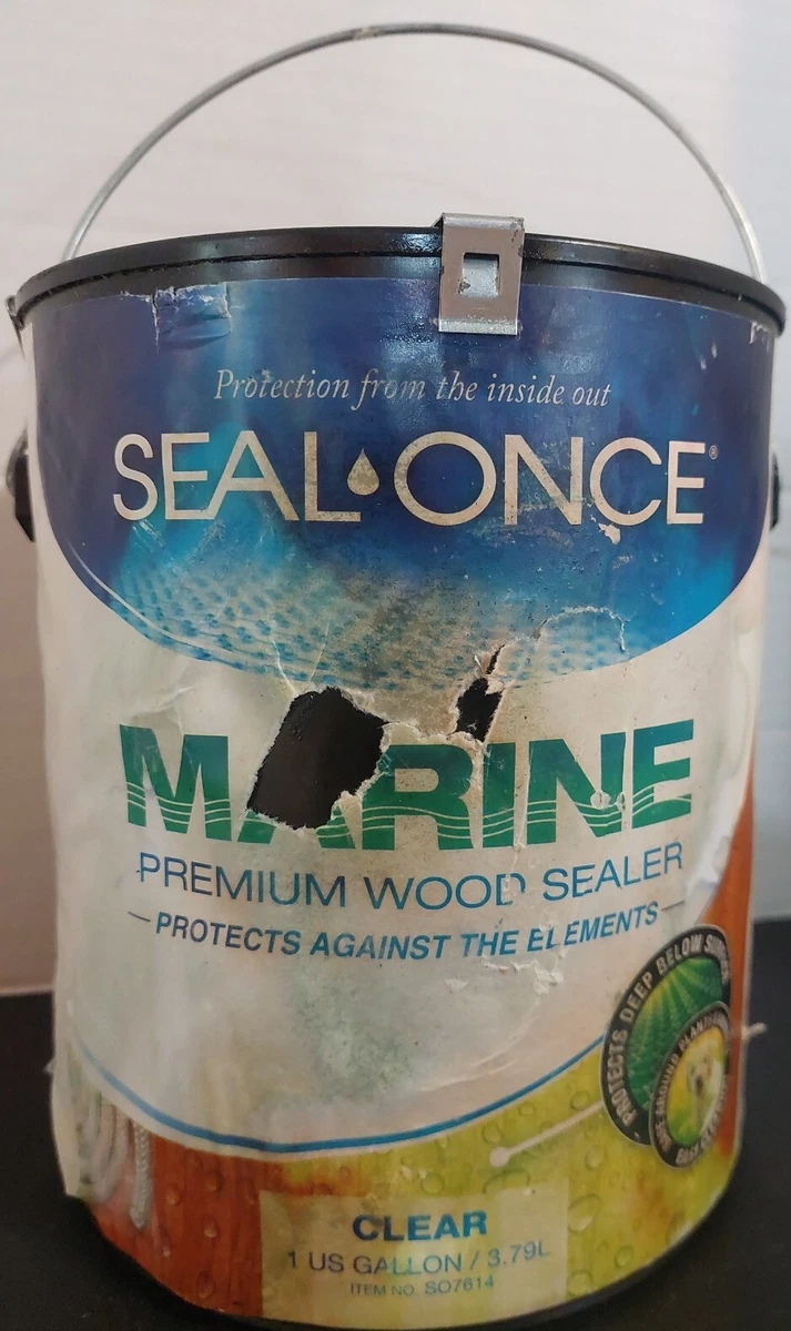SEAL-ONCE MARINE Penetrating Wood Sealer, Waterproofer, 45% OFF