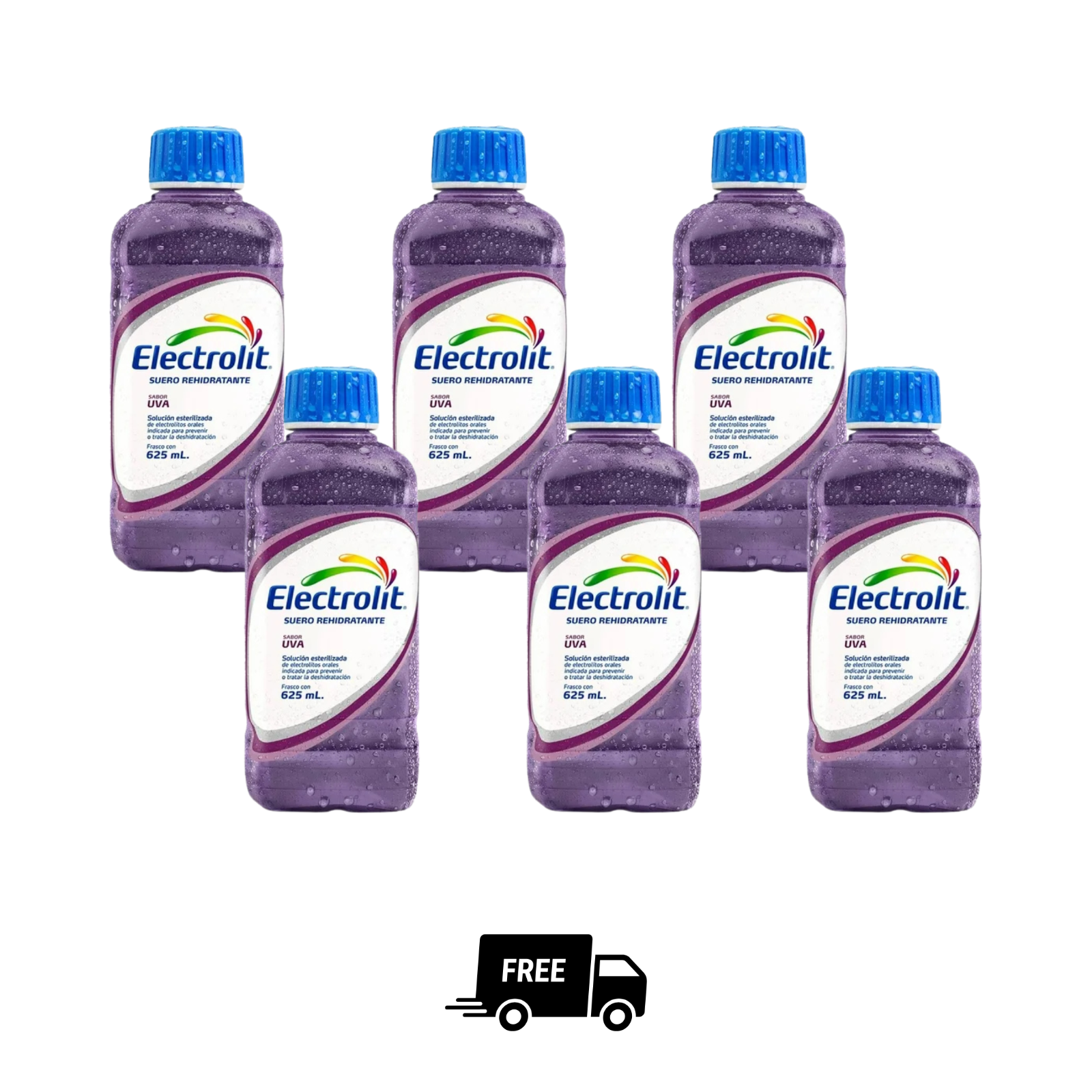 6-Pack Electrolit Uva Electrolyte Drink 625ml | eBay