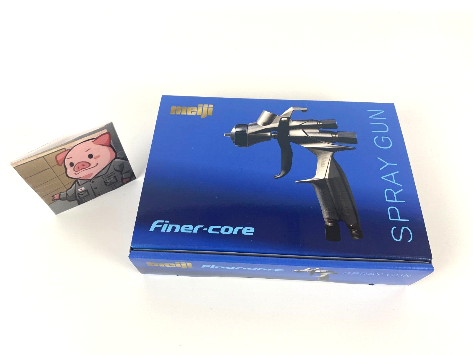 Meiji FINER CORE 13 1.3mm Center Cup Spray Gun without Cup Gravity feed ...