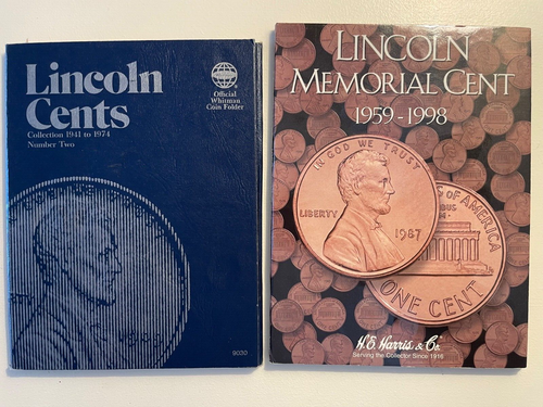 Lincoln Cents Collection 1941-1998 - 180 Coins Complete 2 Folder Set | eBay