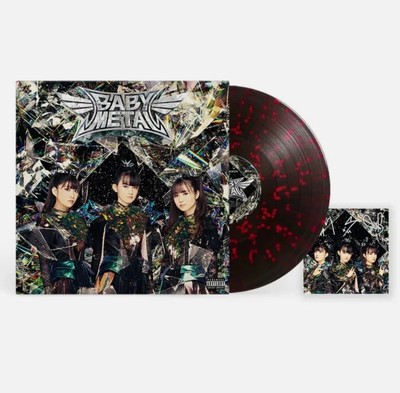 Babymetal SIGNED LP Metal Forth BLACK & RED SPLATTER Vinyl Record ...