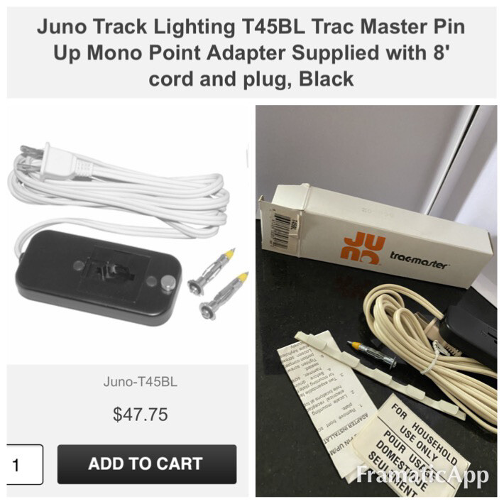 Juno Track Lighting Adapter