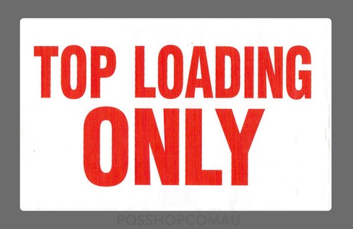 500 x Top Loading Only Label Stickers | eBay