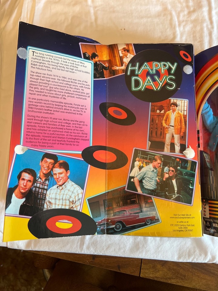 1997 Happy Days Richie Fonzie Potsie Doll Collector Limited Edition ...