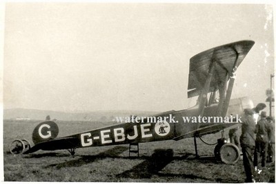 Photograph, RAF Avro 504 (G-EBJE) ROYAL FLYING CORPS INSIGNIA | eBay